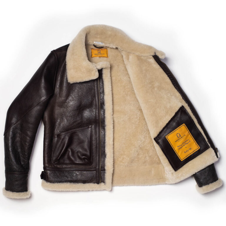 "Aviatore" B-3 Testa di Moro Shearling Jacket - Shangri-la Heritage