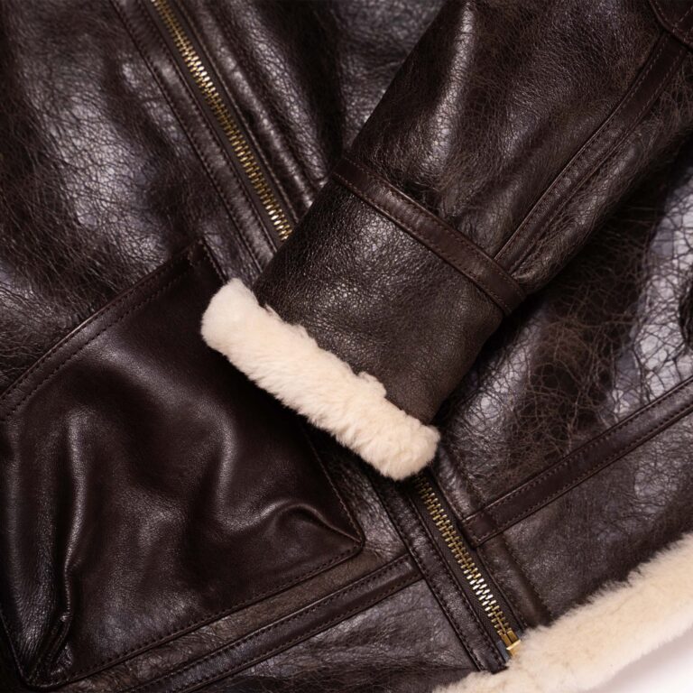 "Aviatore" B-3 Testa di Moro Shearling Jacket - Shangri-la Heritage