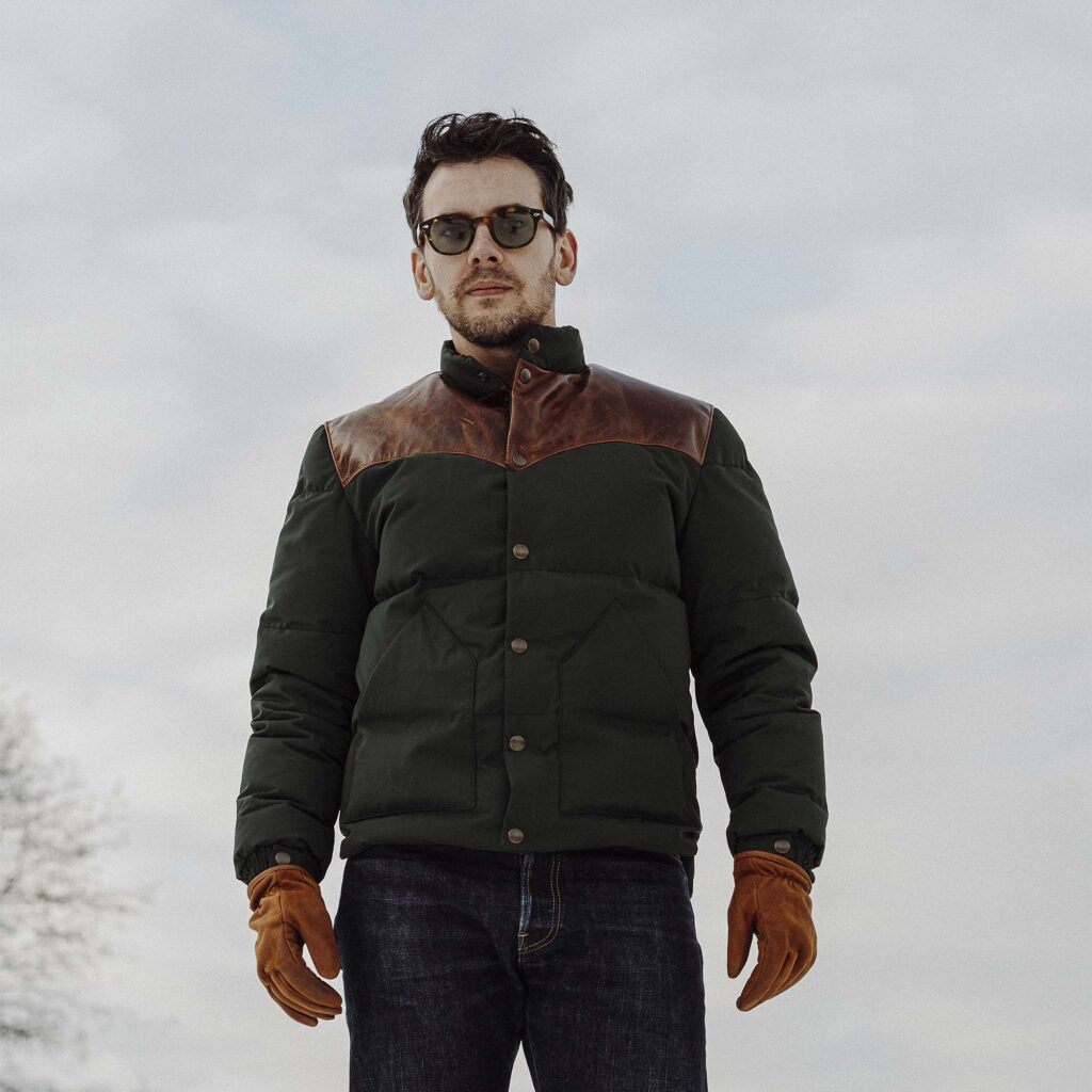 "Bivacco" Forest Green Western Down Jacket - Shangri-la Heritage