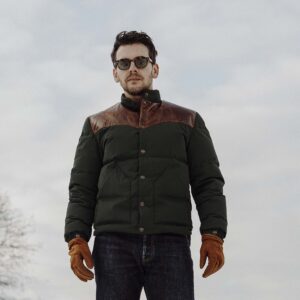 "Bivacco" Forest Green Western Down Jacket - Shangri-la Heritage