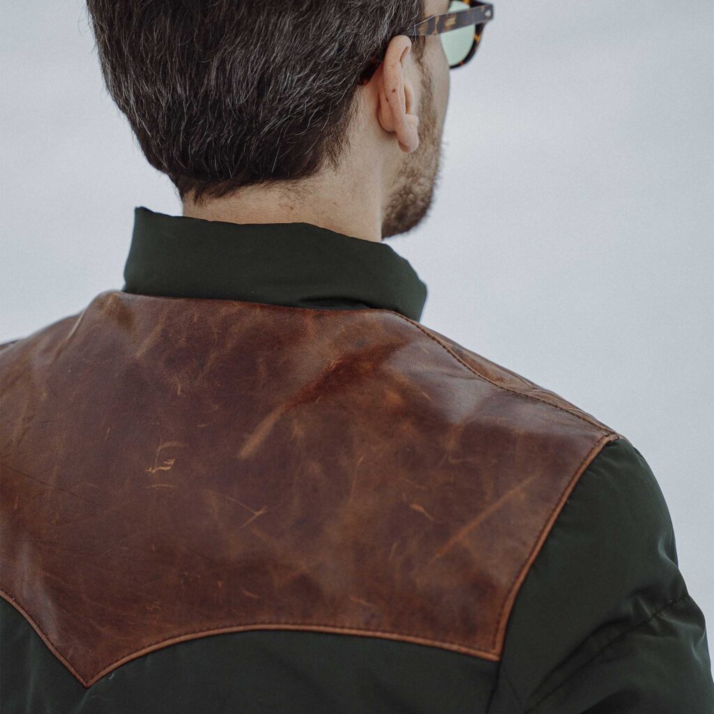 "Bivacco" Forest Green Western Down Jacket - Shangri-la Heritage