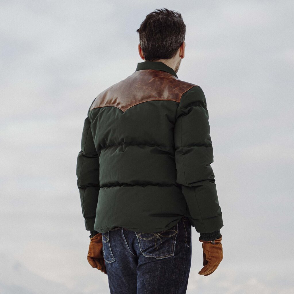 "Bivacco" Forest Green Western Down Jacket - Shangri-la Heritage