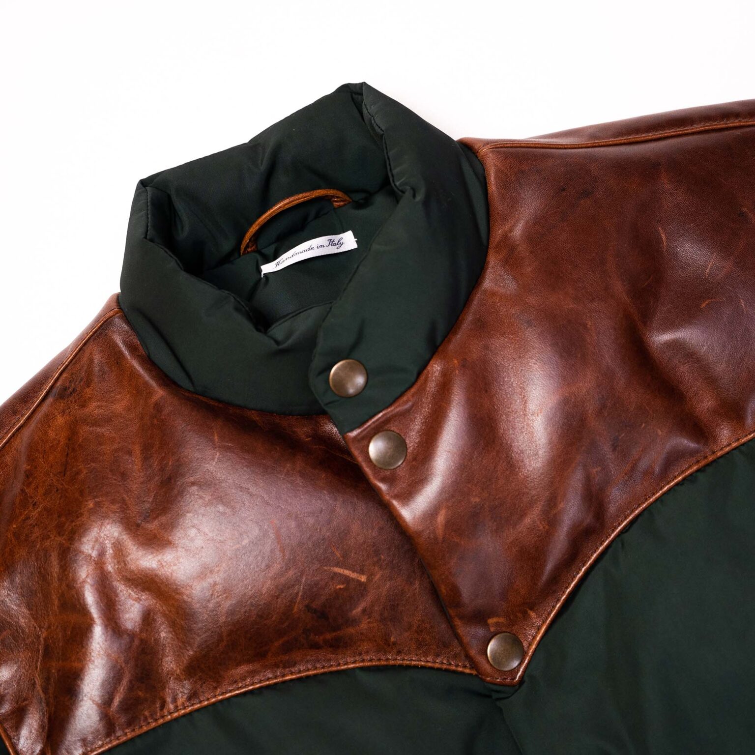 "Bivacco" Forest Green Western Down Jacket - Shangri-la Heritage