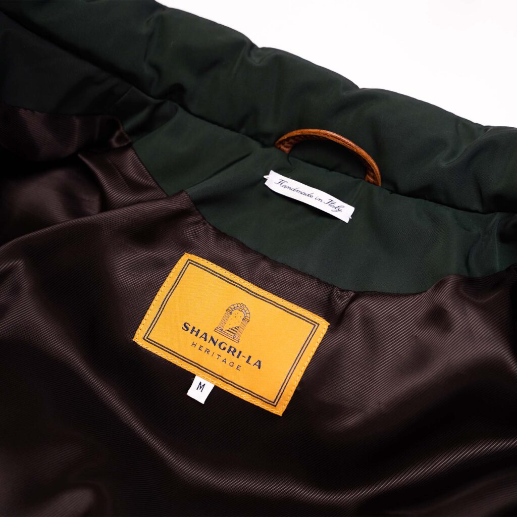 "Bivacco" Forest Green Western Down Jacket - Shangri-la Heritage
