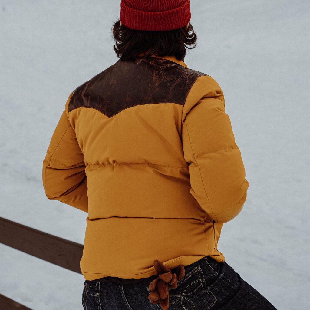 "Bivacco" Yellow Western Down Jacket - Shangri-la Heritage