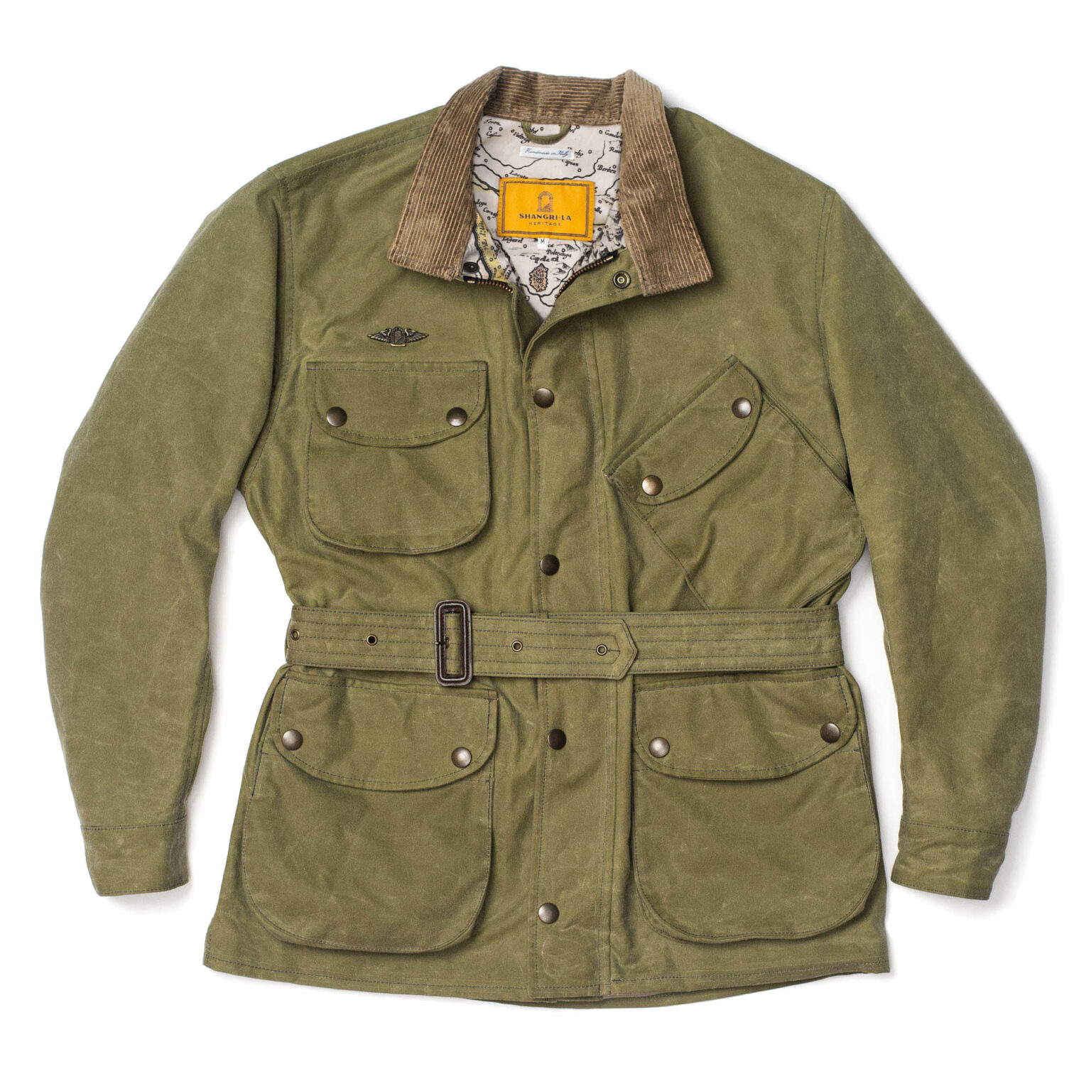 "Explorator" Army Waxed Canvas Jacket - Shangri-la Heritage