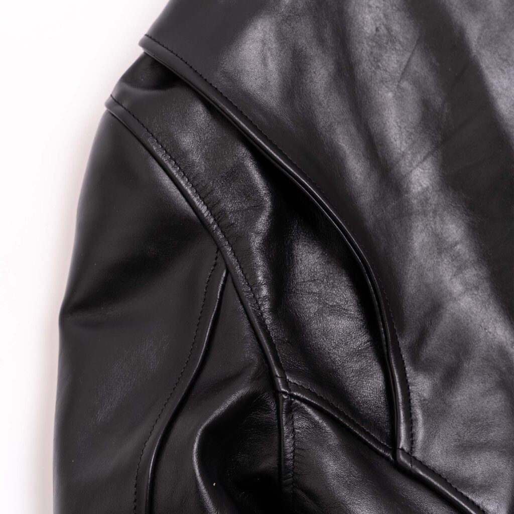 "Varenne" Black Horsehide Leather Jacket - Shangri-la Heritage