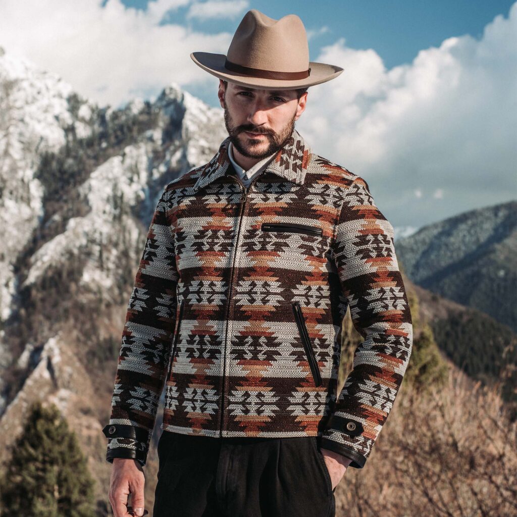 “Varenne” Desert Navajo Wool Jacket - Shangri-la Heritage