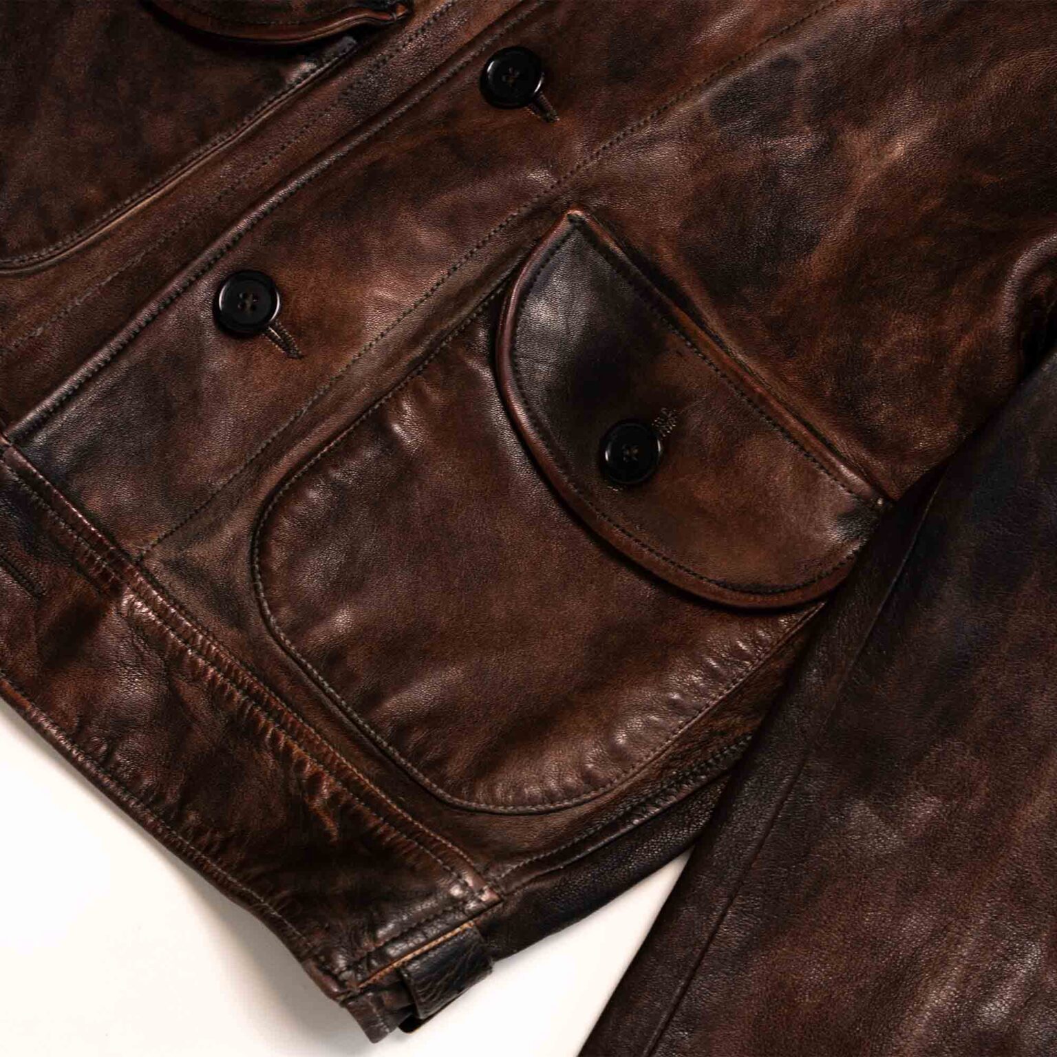 "Cossack" Bruciato Leather Jacket - Shangri-la Heritage