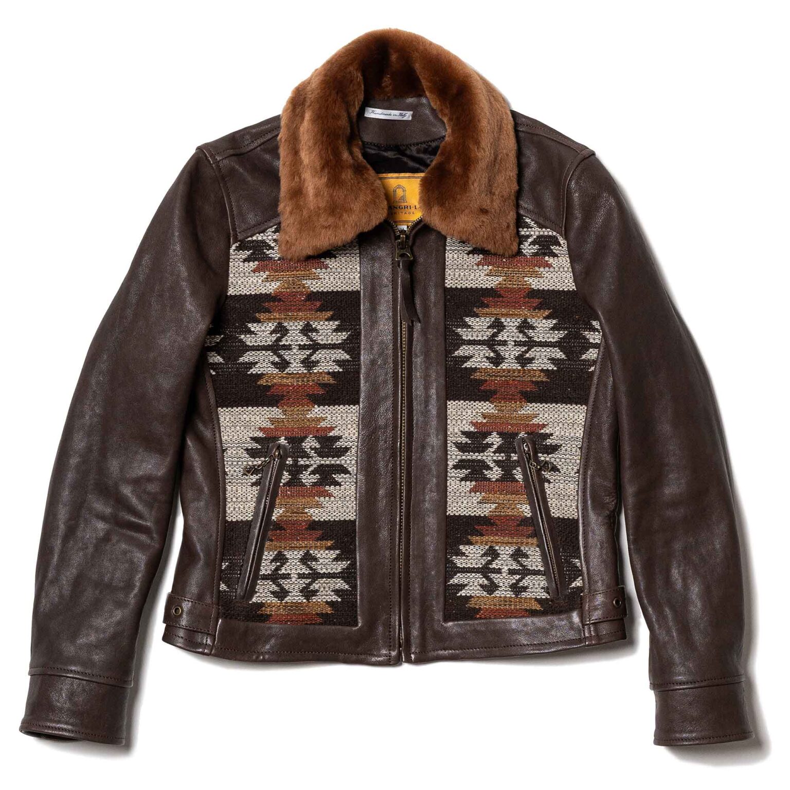 "Varenne" Women's Grizzly Navajo Jacket - Shangri-la Heritage